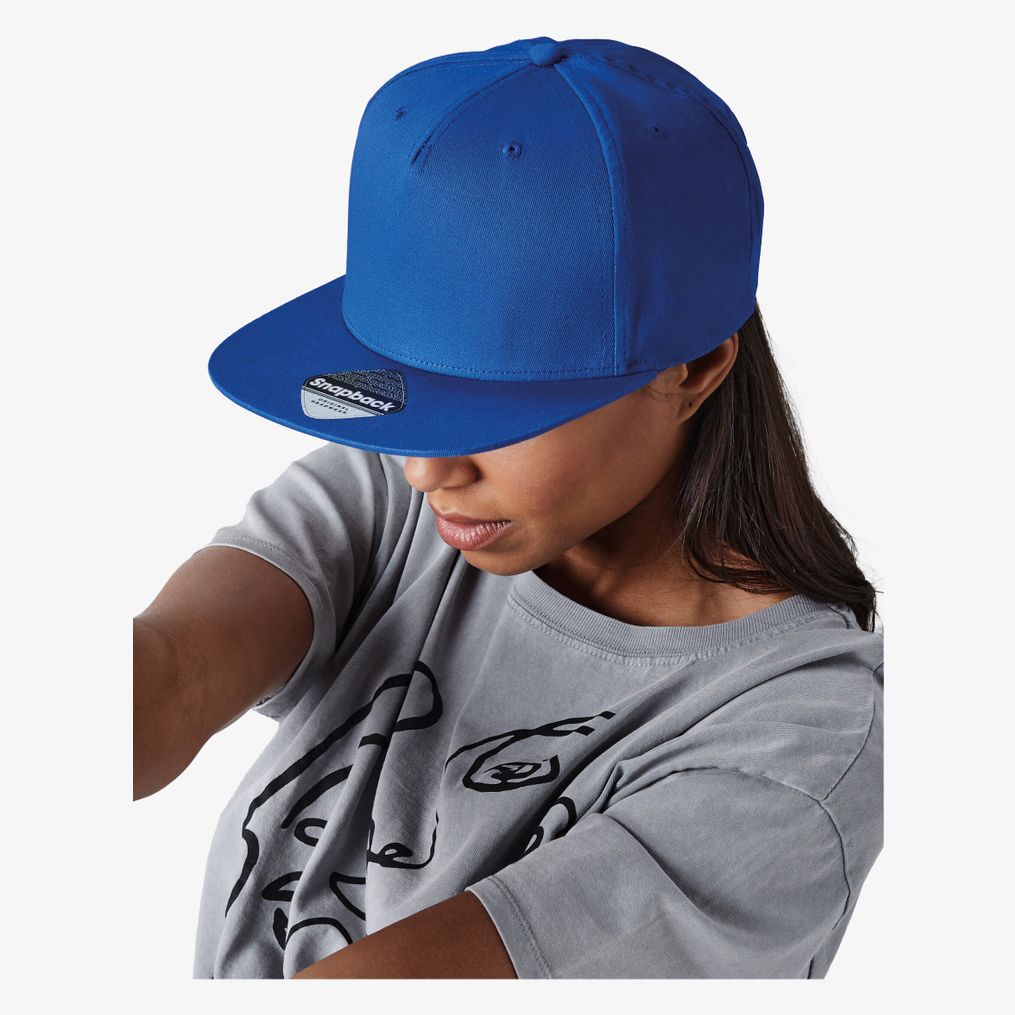 Casquette Beechfield - B610 - Casquette snapback rappeur à 5 panneaux