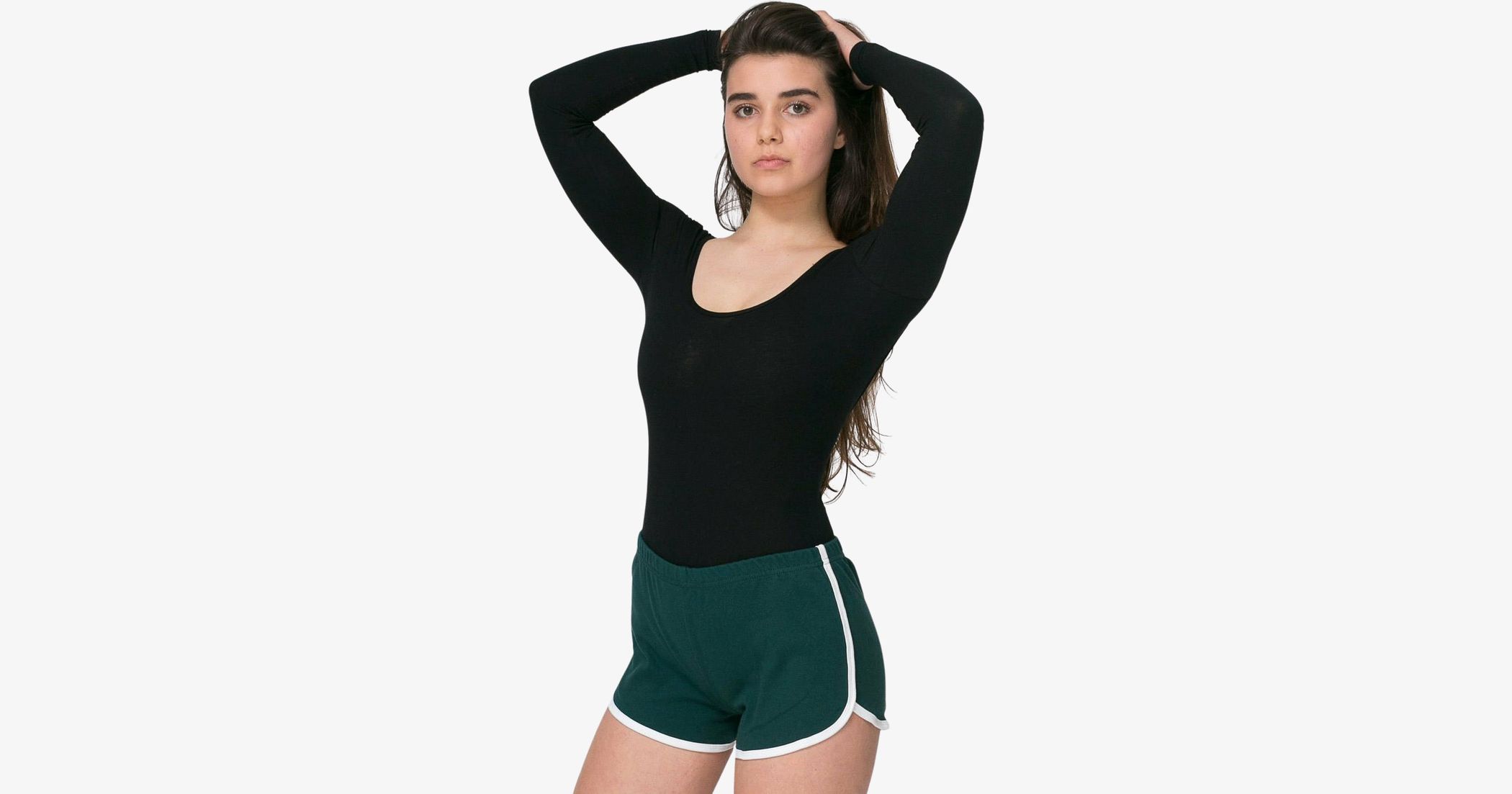 American apparel Interlock running short
