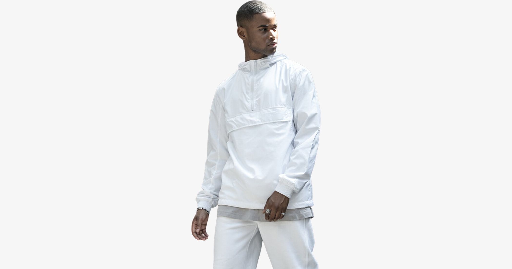 Parka/Blouson Build Your Brand - BY096 - Basic Pull Over Jacket