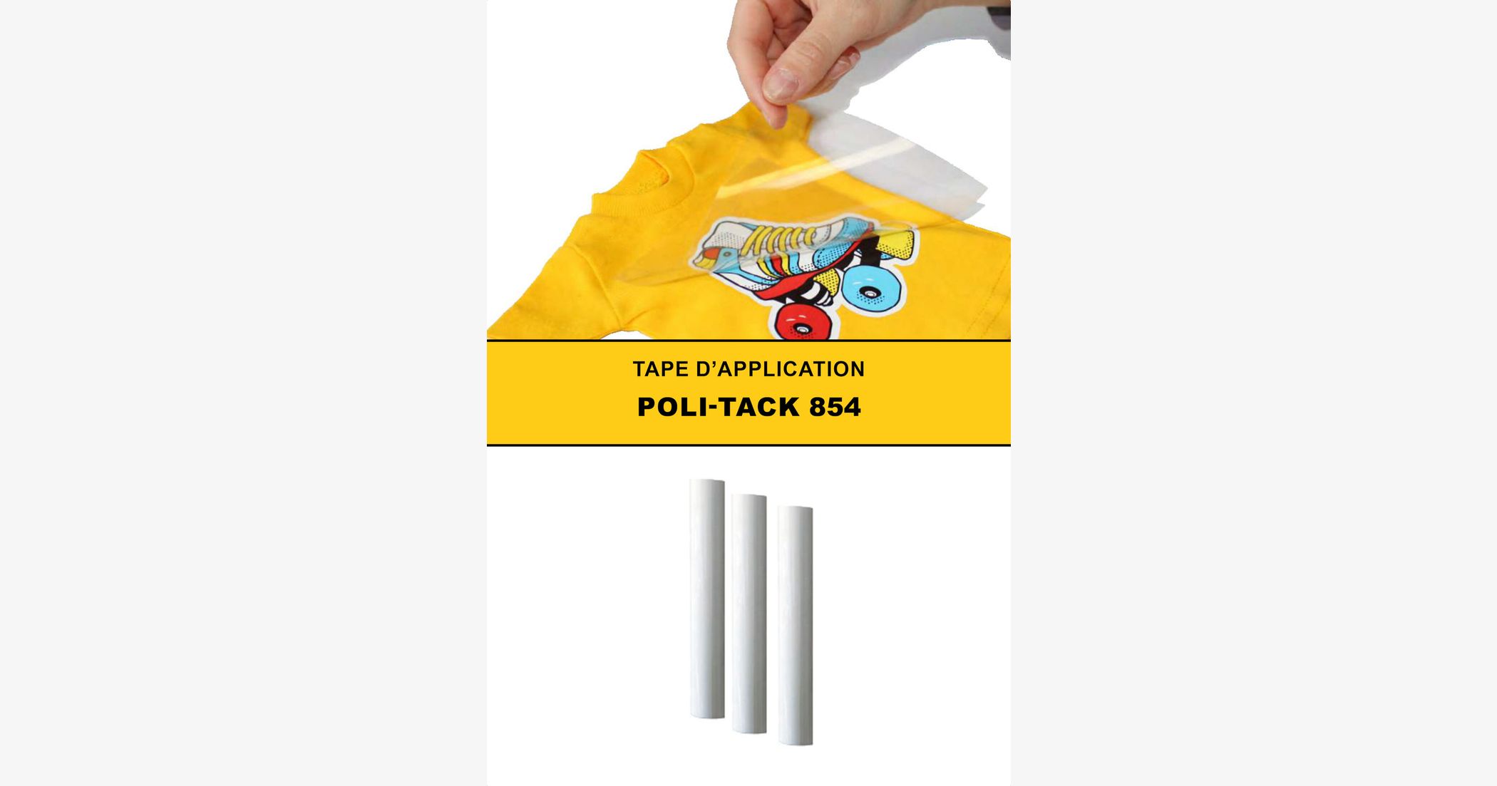 Tape adhésif Poli-tape - poli-tack-854 - Poli-Tack 854
