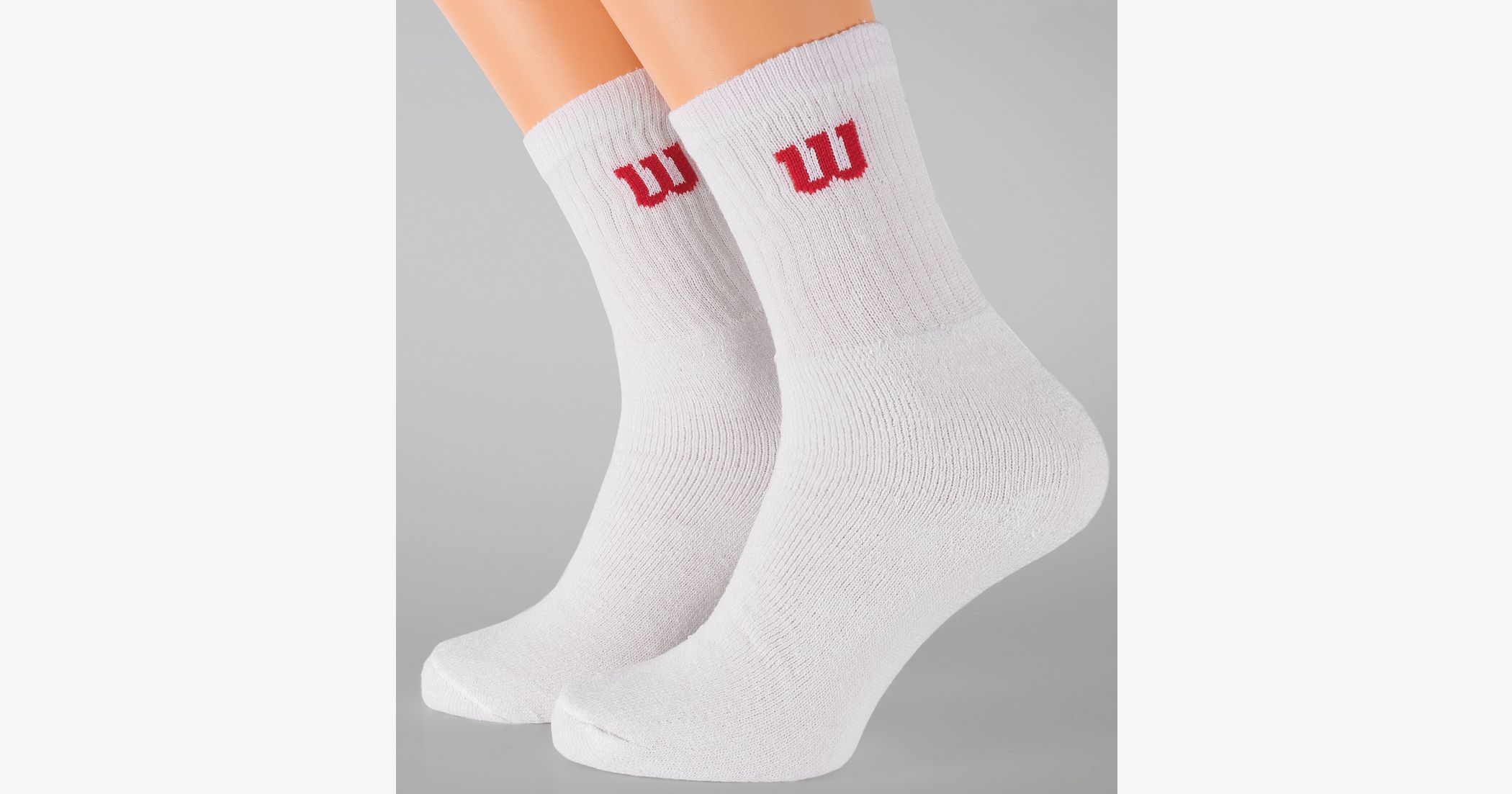 Wilson Men's Crew Socks (Lot de 3 paires)