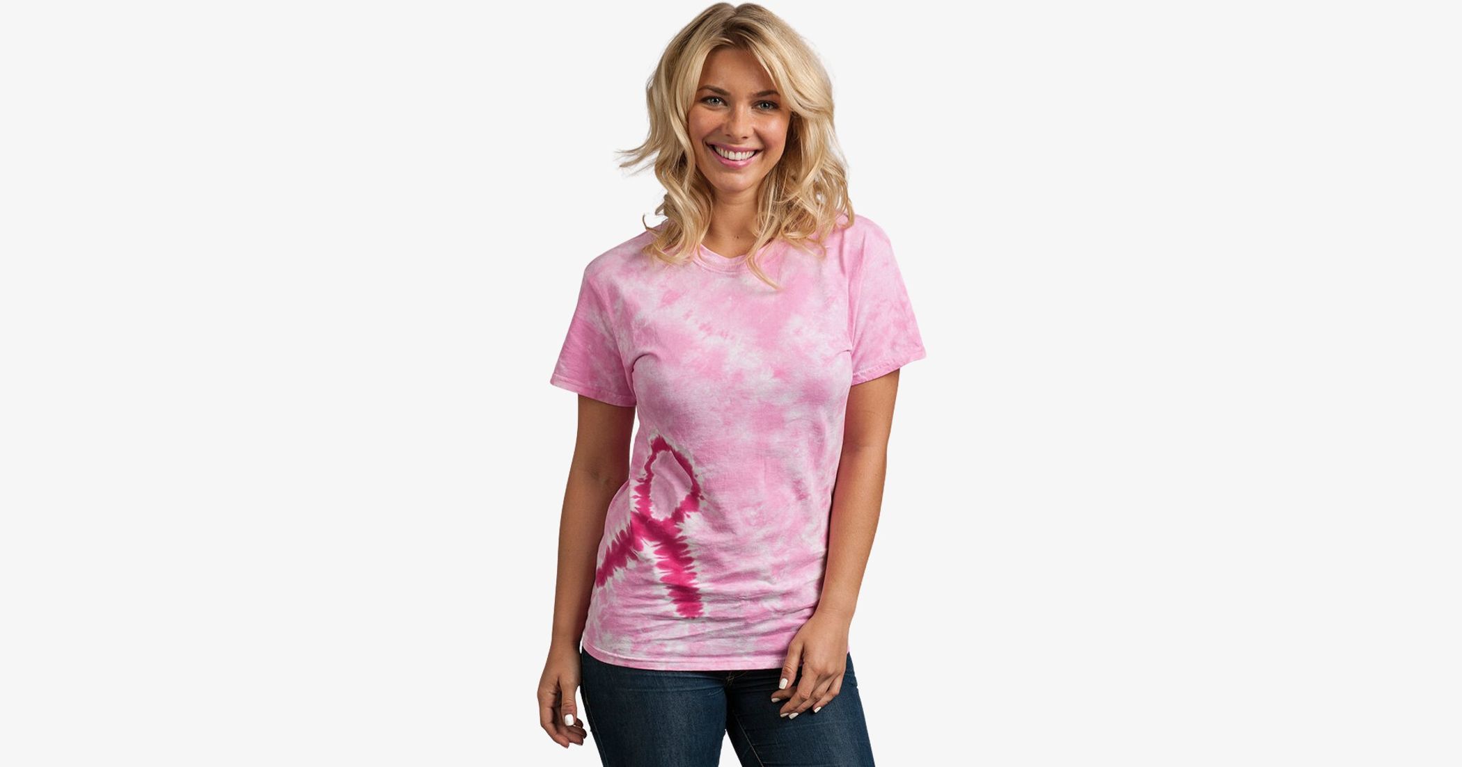 Tee-shirt Colortone - TD007 - Pink Ribbon T