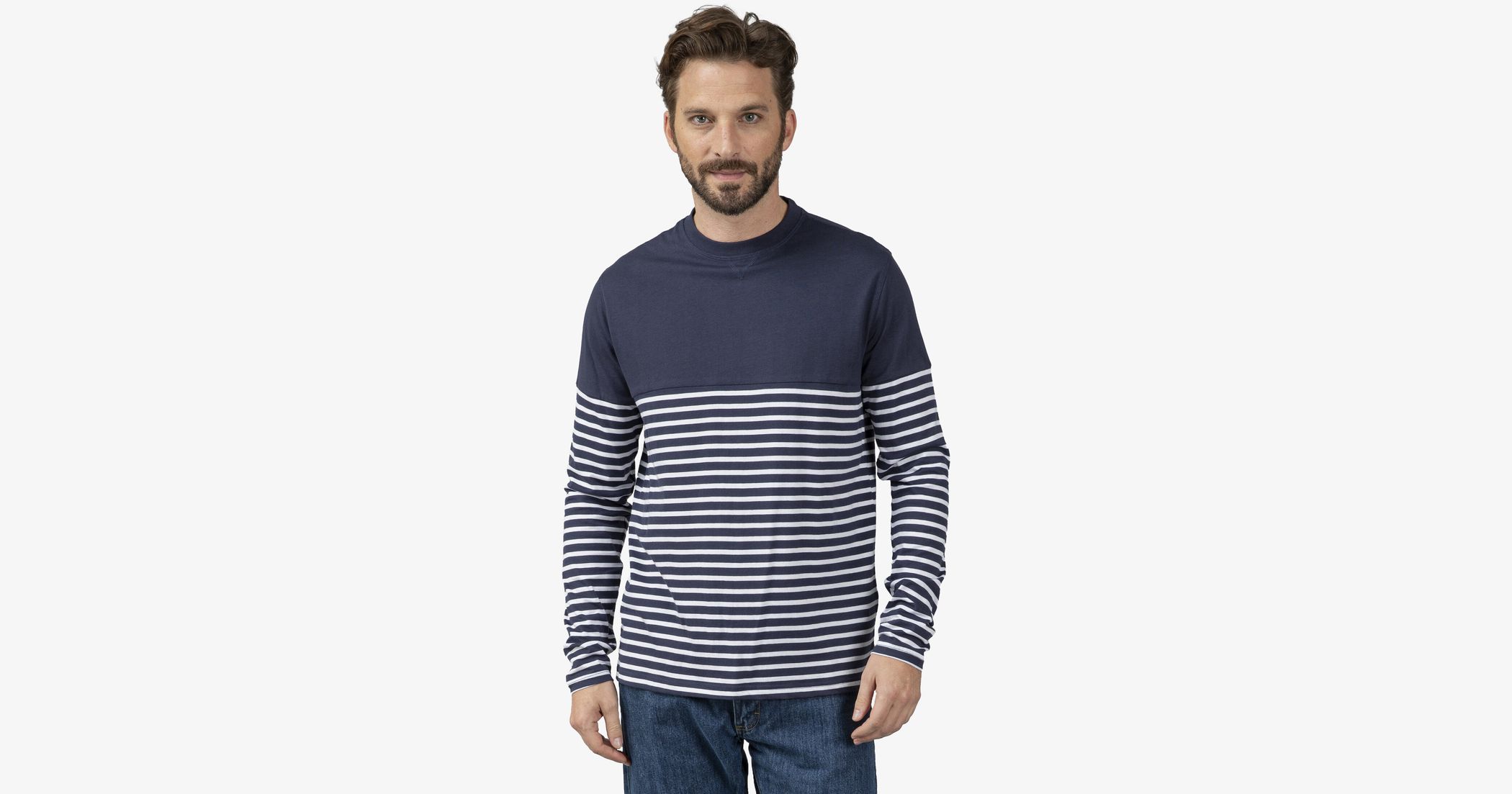 Tee-shirt Pen Duick - PK201 - Marin Long Sleeves